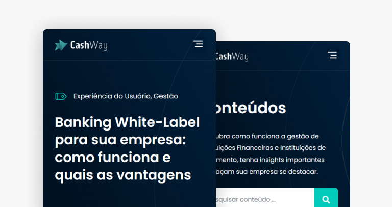 CashWay | Solução de Core Banking, Regulatório, Contabilidade e BaaS